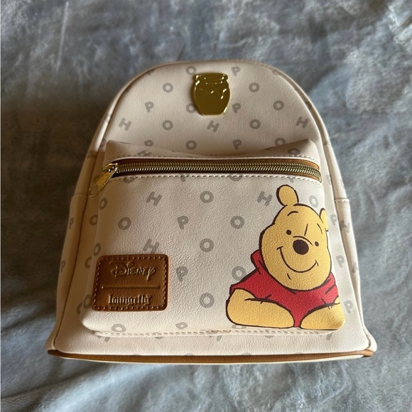 Loungefly | Bags | Disney Loungefly Winnie The Pooh Mini Backpack Cream ...
